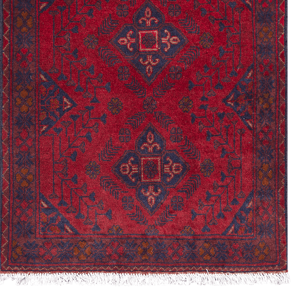 Hand-knotted 100% Wool Small Rug 76cm x 127cm-