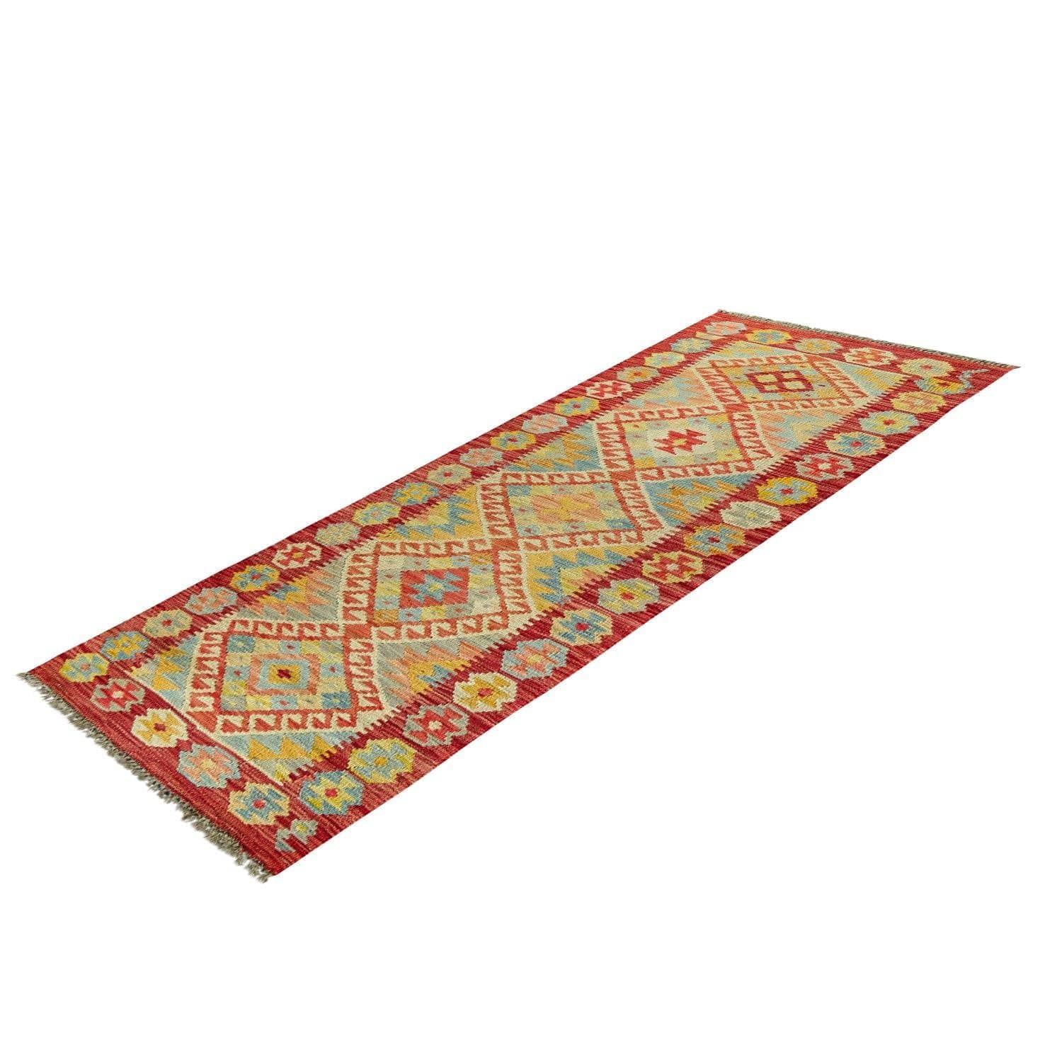 Handmade 100% Wool & Natural Dyes Runner 66cm x 206cm-